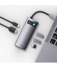 Baseus Metal Gleam Series 5-in-1 Multifunctional Type-C HUB Docking ...